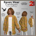Second Life Marketplace - Raven Wear Open Cardigan [2cute] Tweenster ...